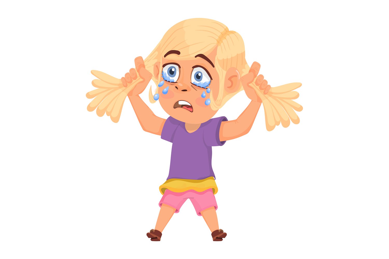Depressed Kid Cartoon