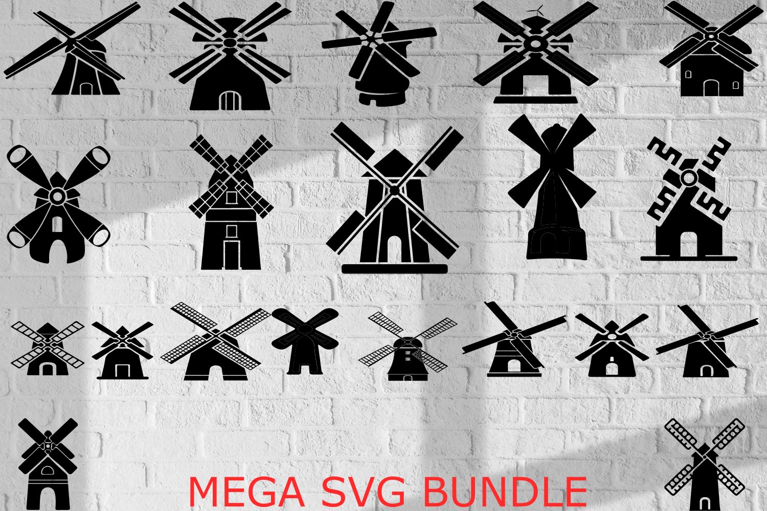 Mill Clip Art Silhouette