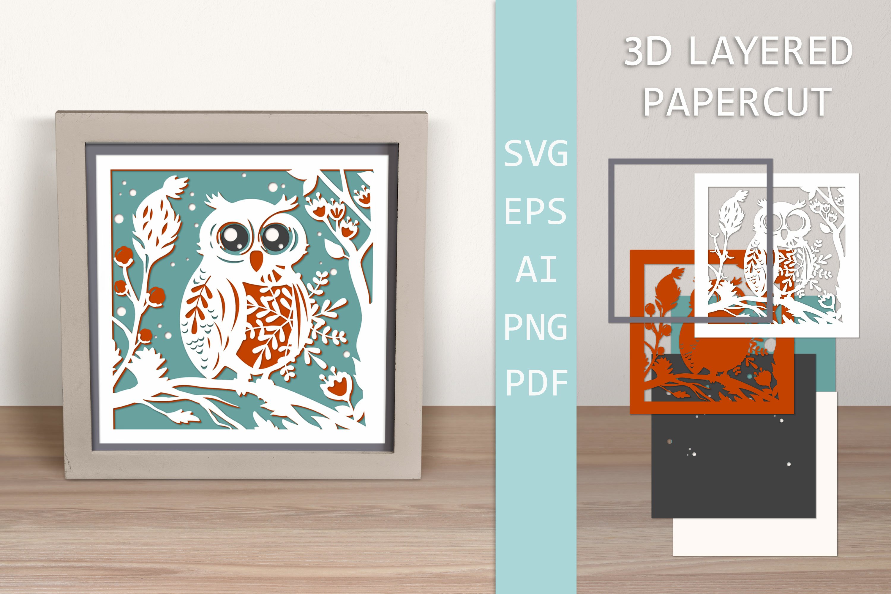 3d Paper Owl Cut Out Templates