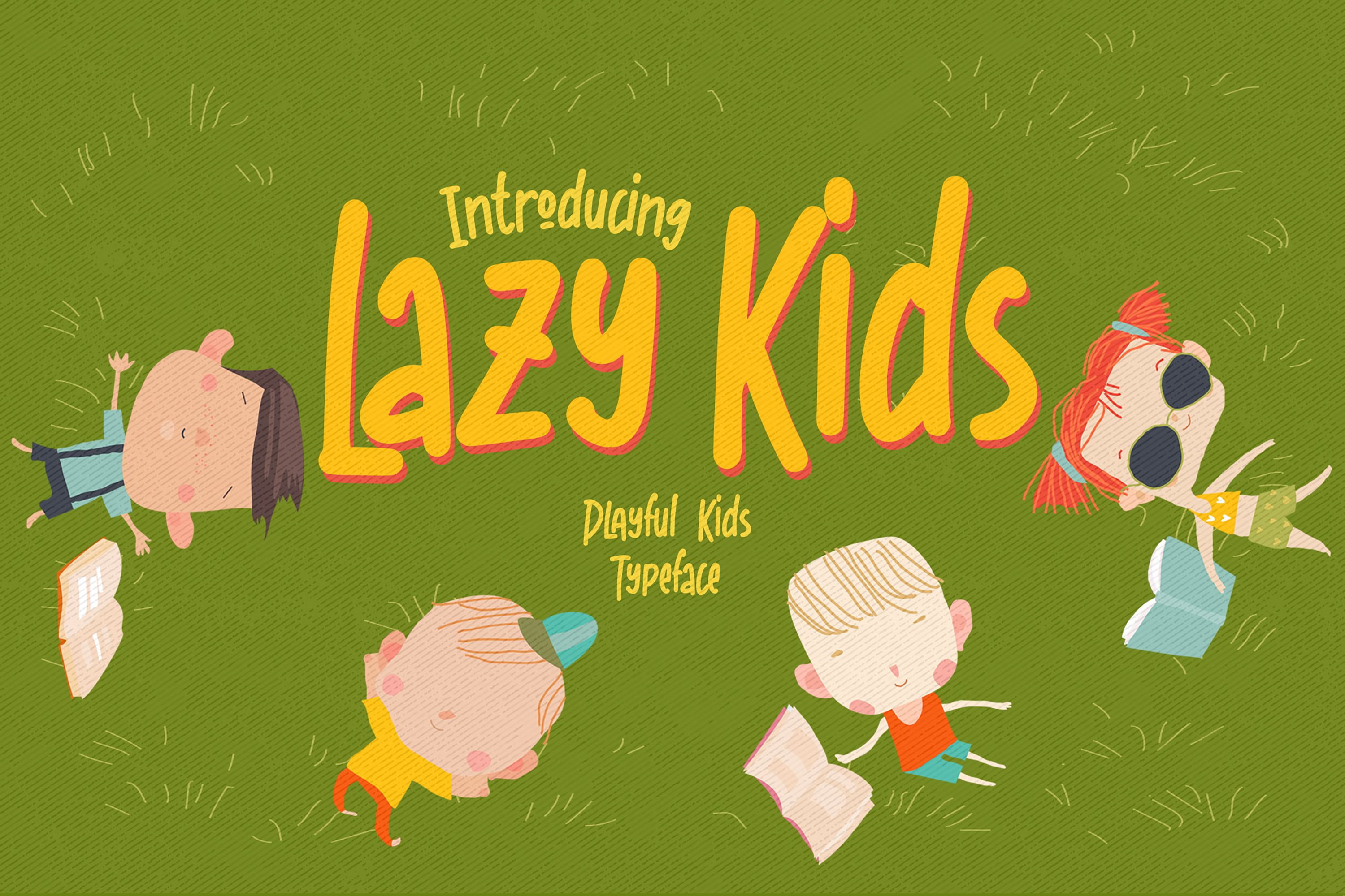 Lazy Kid Cartoon