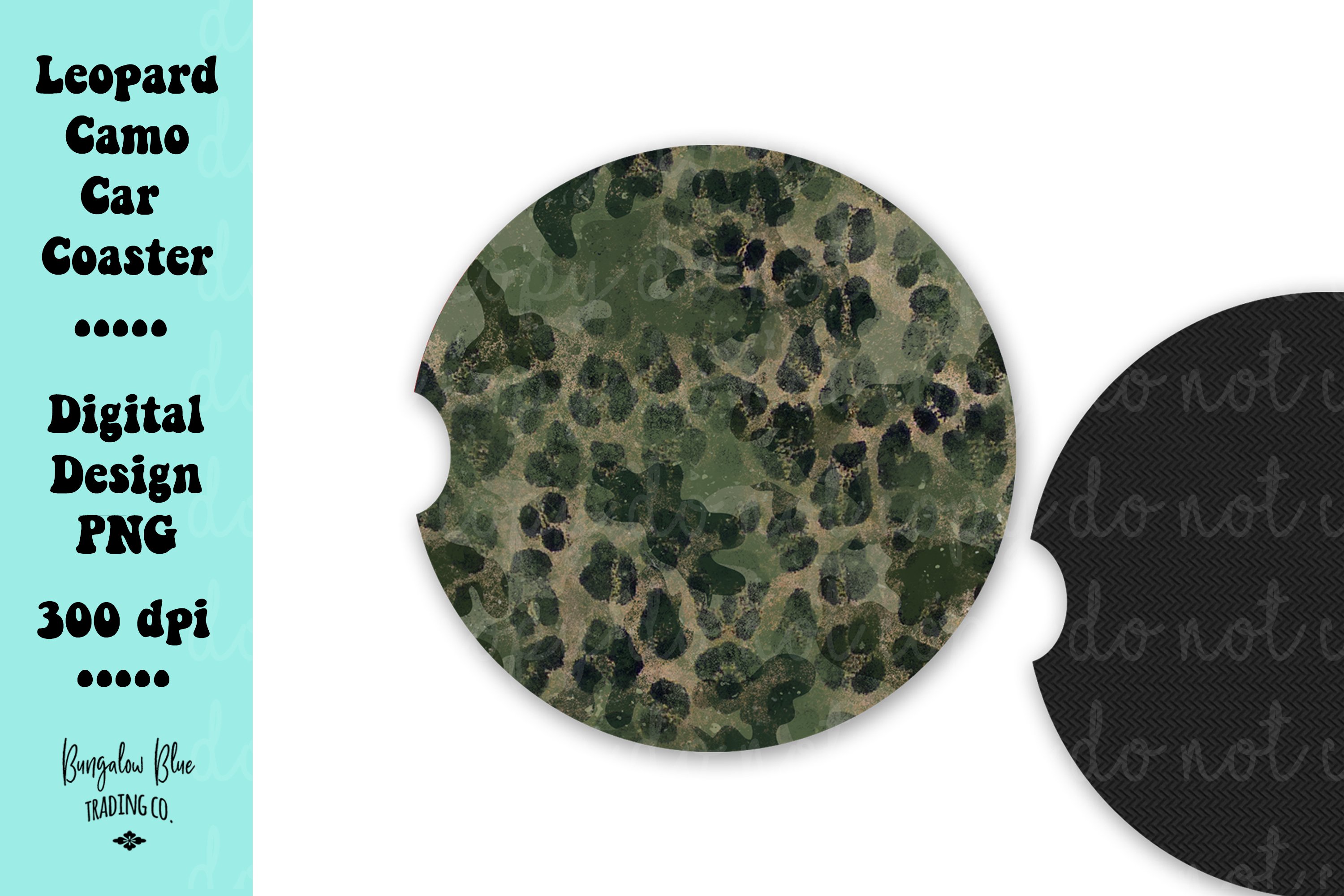 Leopard Camouflage Digital Design PNG for Car Coasters (1852140 ...