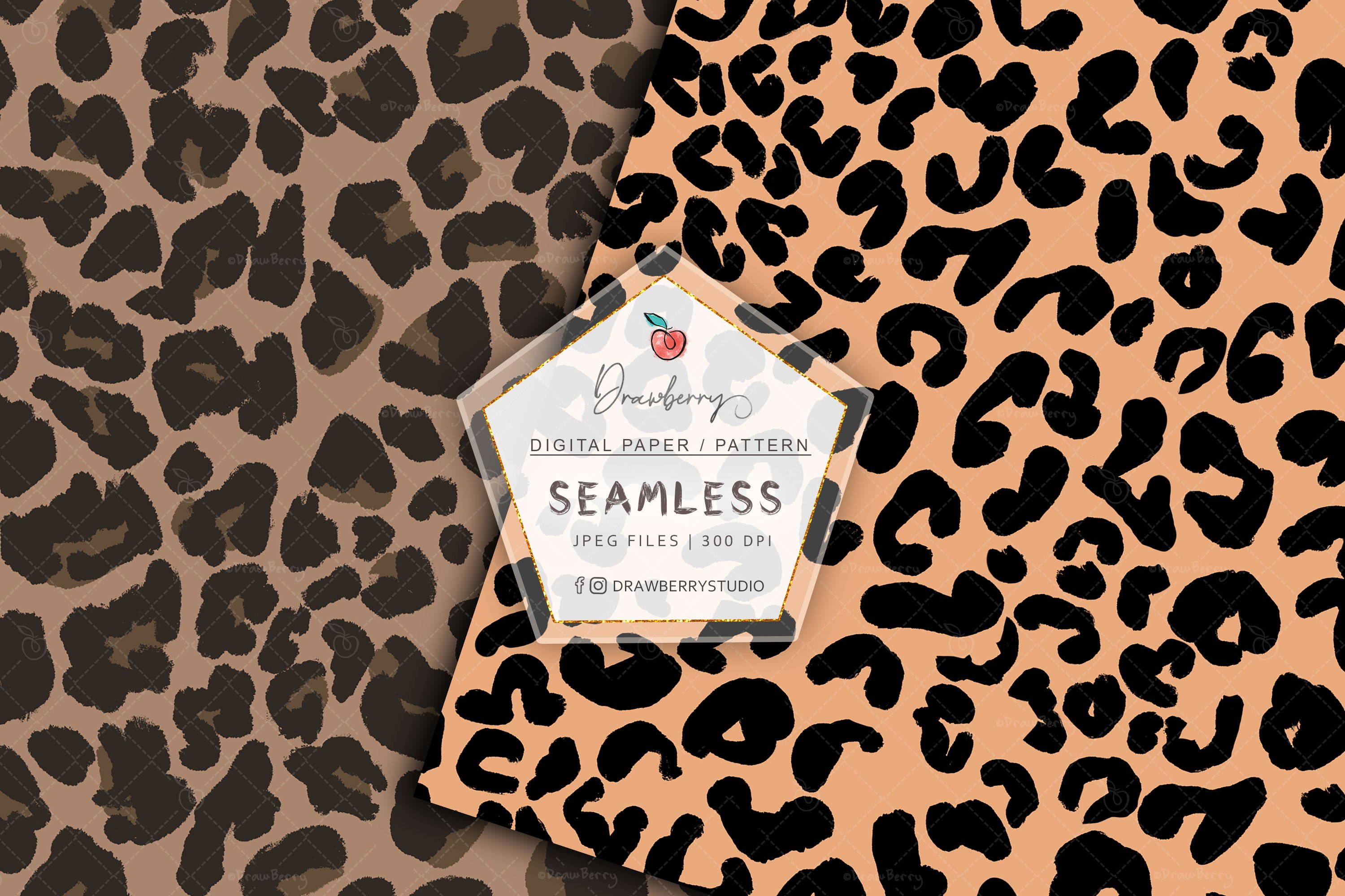 How To Draw Leopard Print On Paper