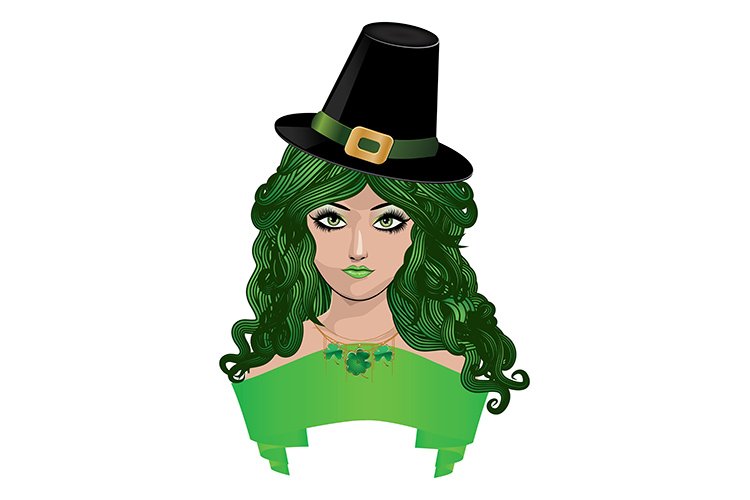 Leprechaun Girl Clip Art