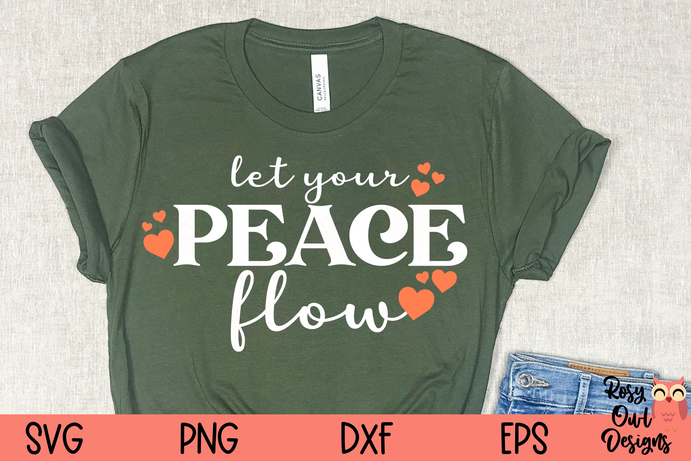Let Your Peace Flow SVG | Peaceful | Encouragement (1839061) | SVGs ...