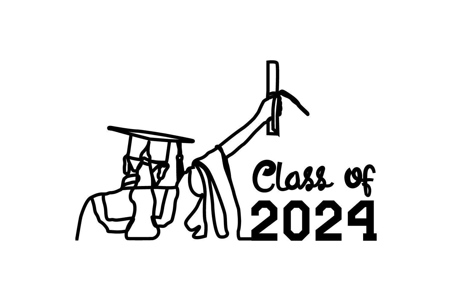 Graduation Class Of 2024 Clip Art