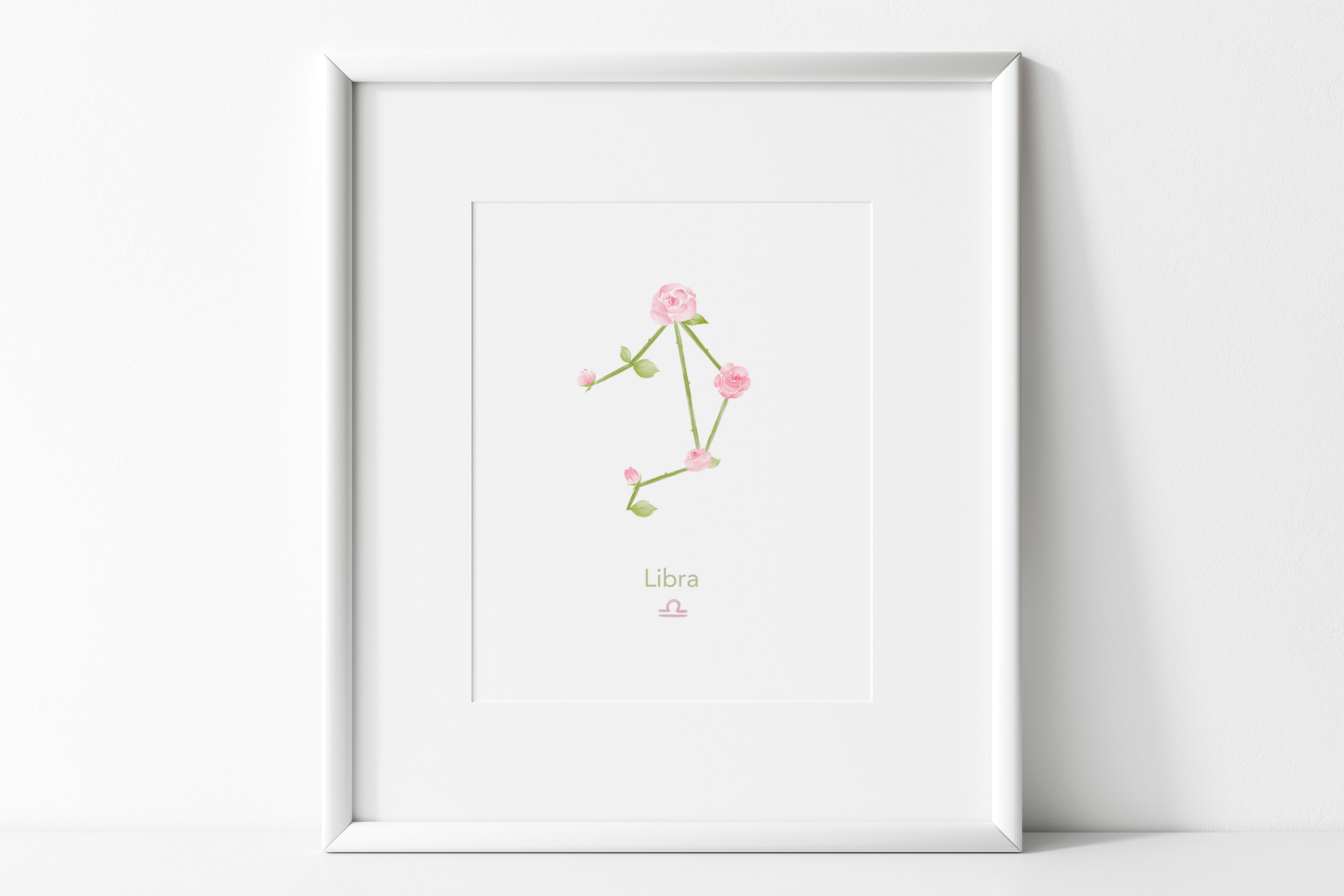Libra Zodiac Sign Art
