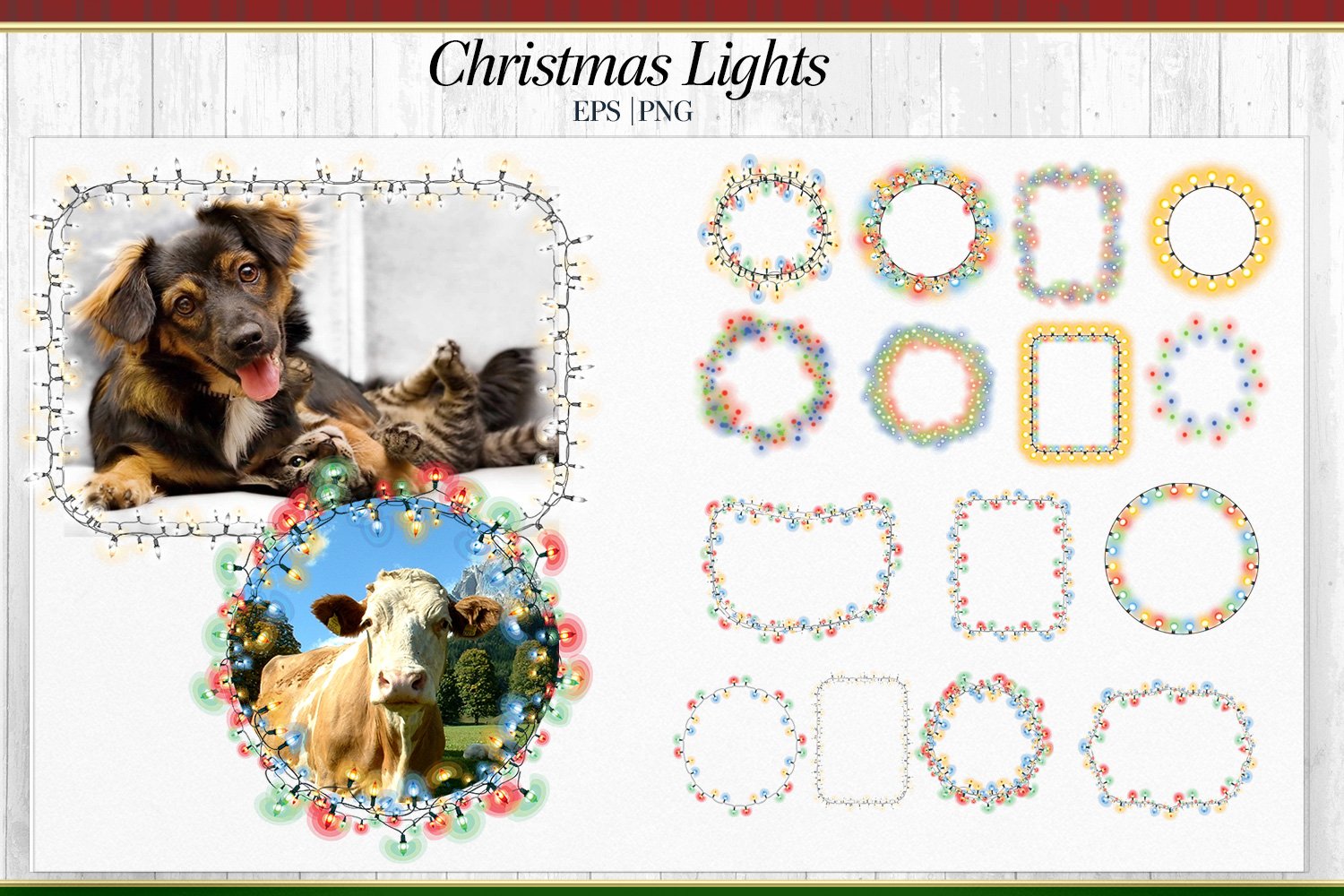 Christmas Lights (2273120) | Crafters | Design Bundles