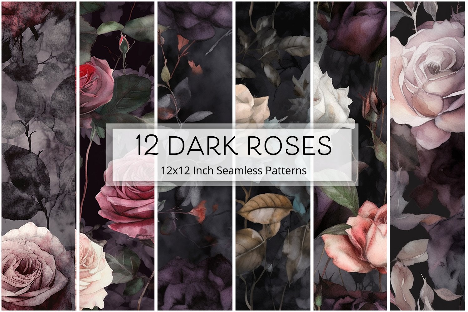 Dark Rose Background Design
