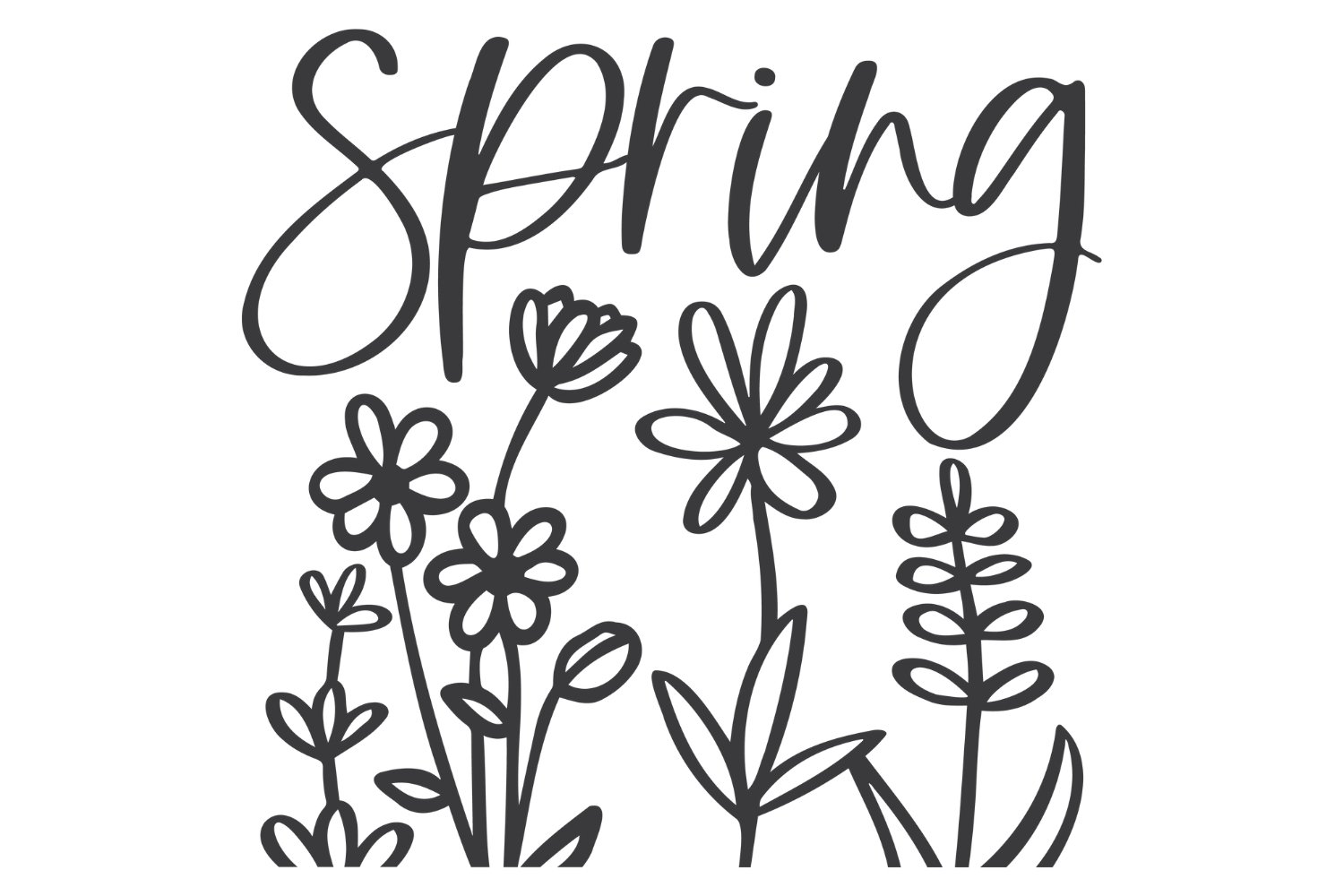 Spring SVG, Flowers SVG, Daisy SVG, Garden SVG, Wildflowers