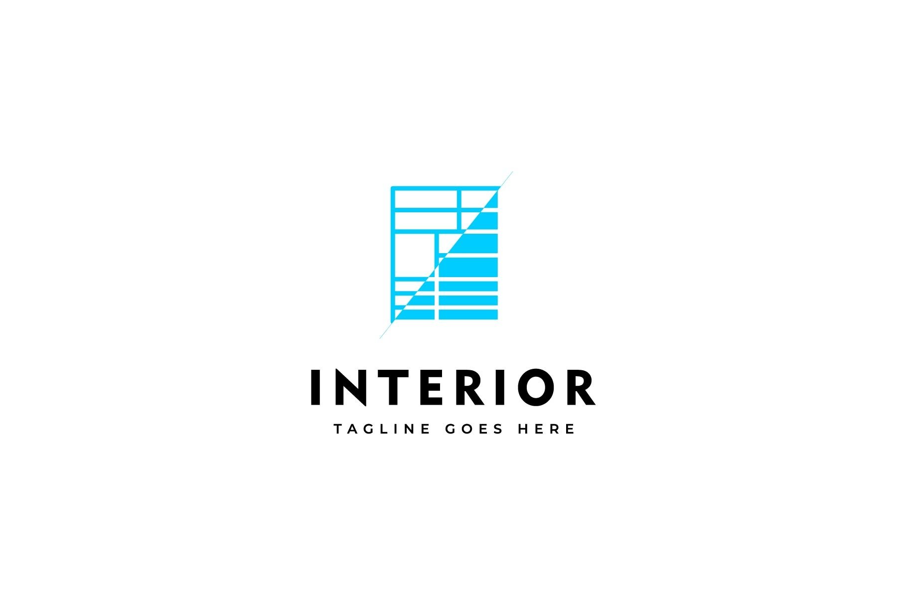 abstract interior home logo (1420483) | Logos | Design Bundles