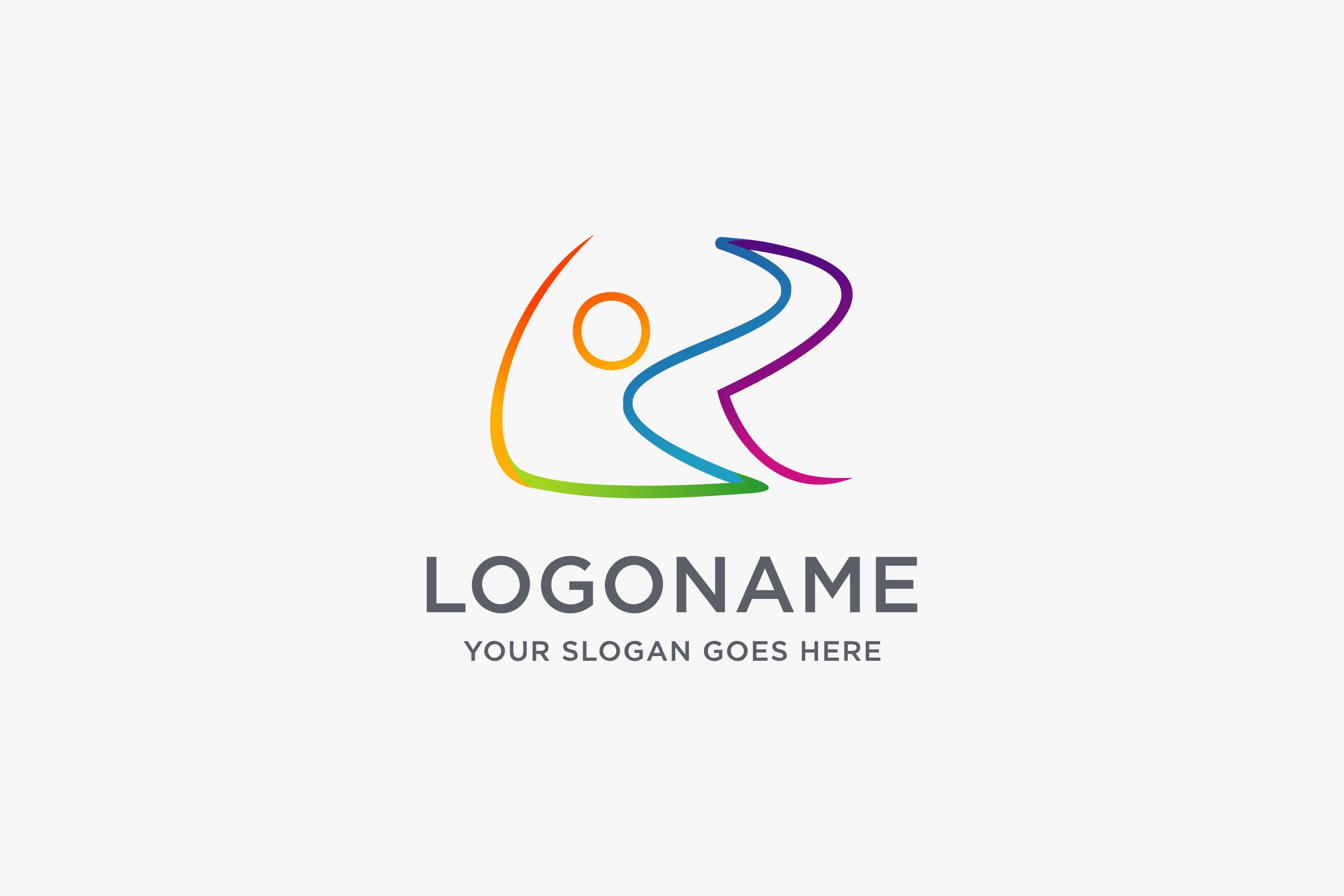 Abstract Human Logo