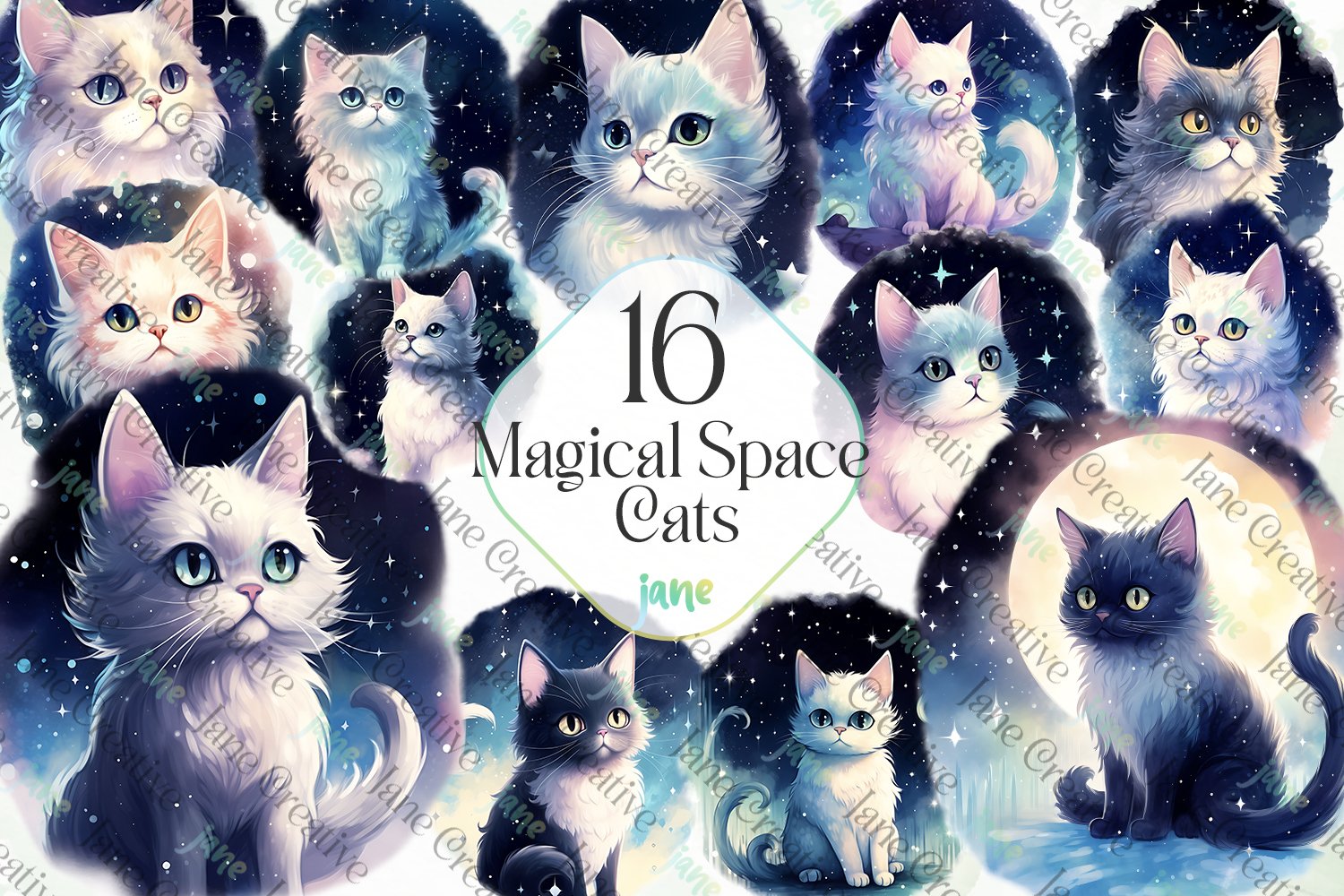 Galaxy Taco Cat Background