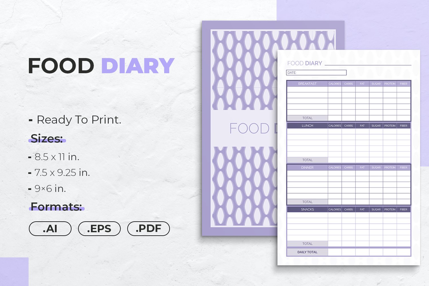 Daily Food Diary Printable