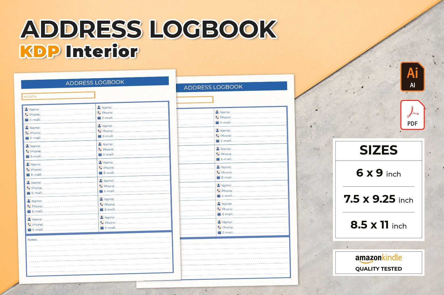Excel Address Book Template