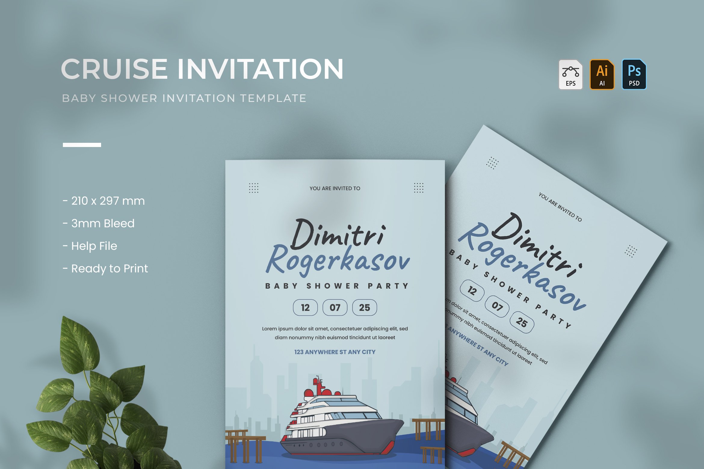 Cruise Invitation Template