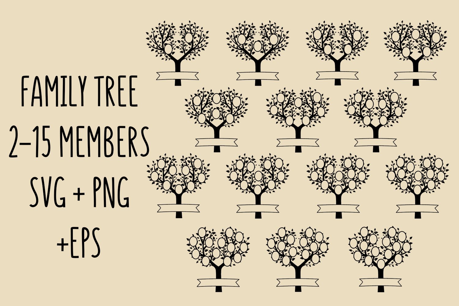 Clip Art Family Tree