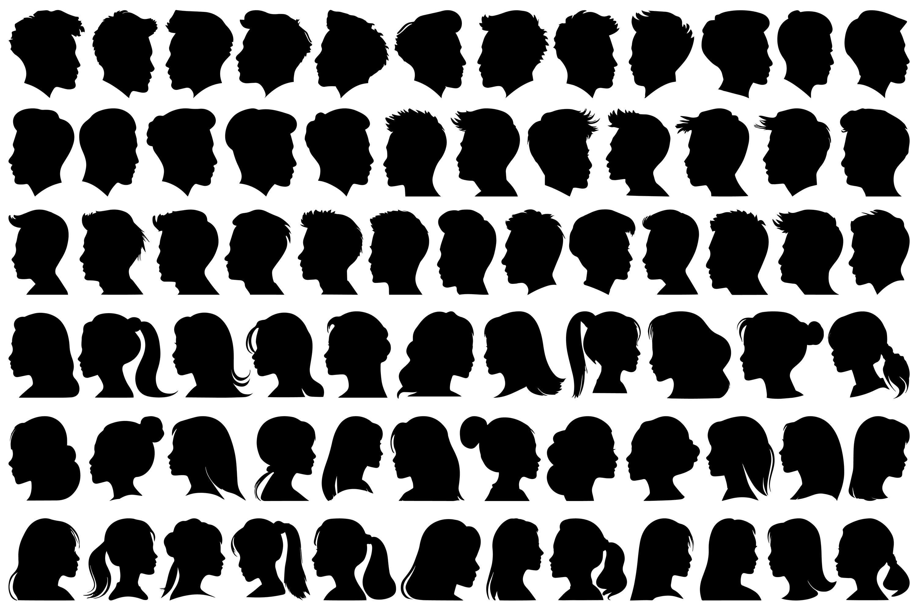 Male Silhouette Head Profile