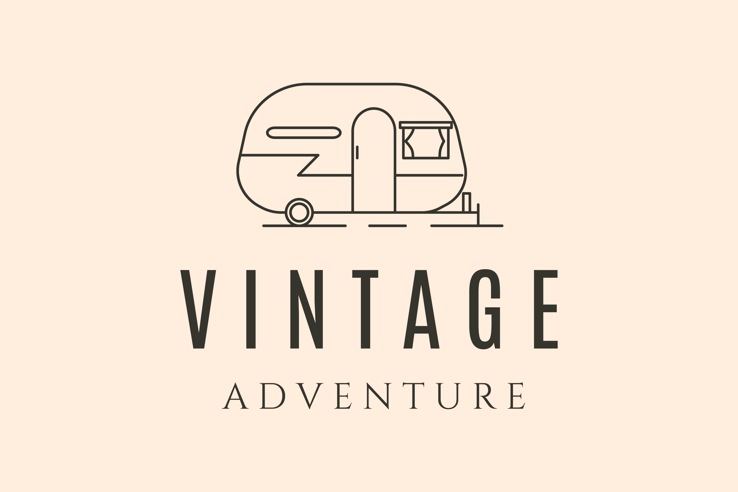 Camper Trailer Logo