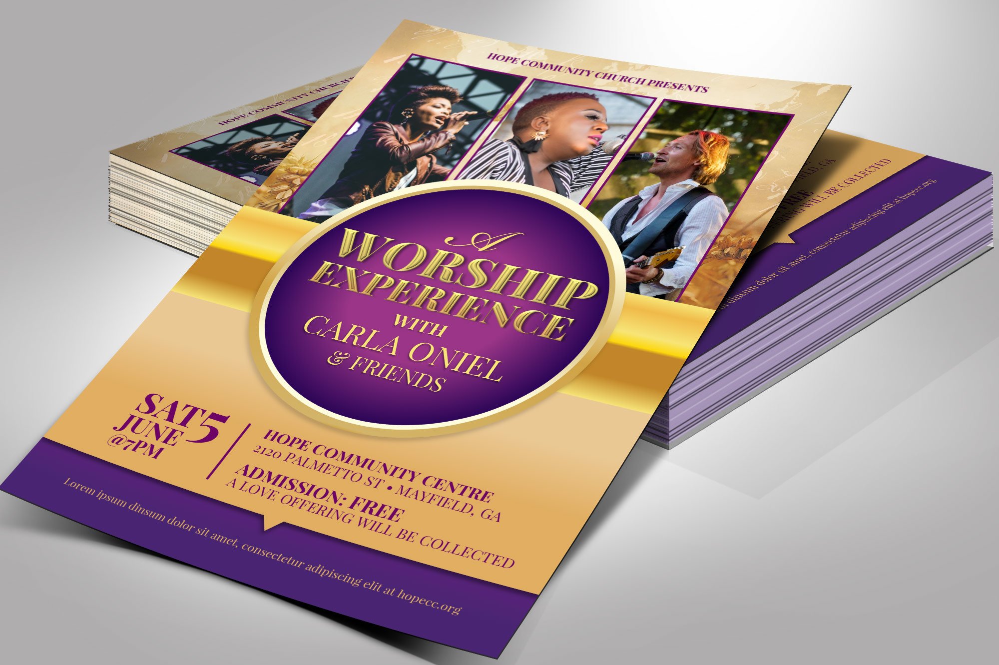 Christian Concert Flyer