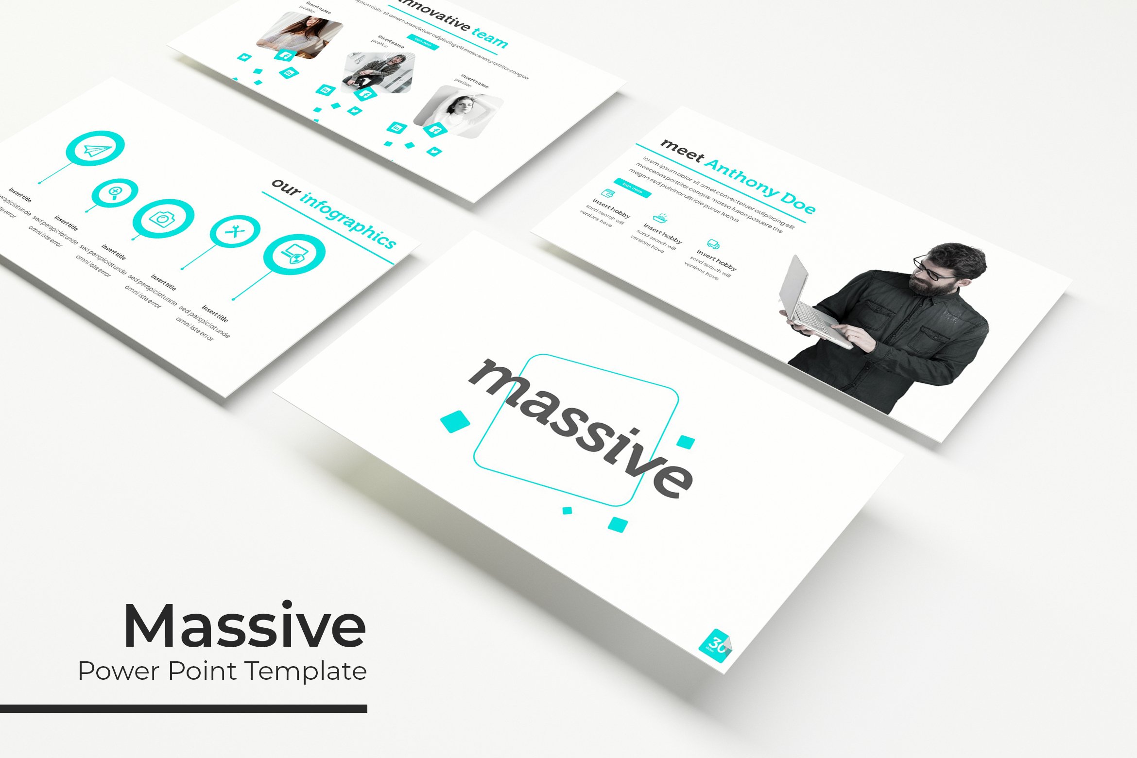 Massive Power Point Template (1660029) | Powerpoint | Design Bundles