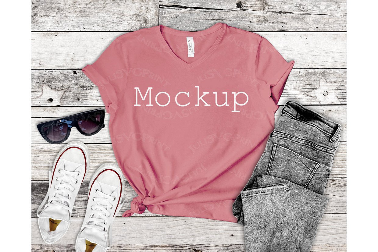 Forest Marble Bella Canvas 3005 Styled Flat Lay Mockup Shirt Mockup ...