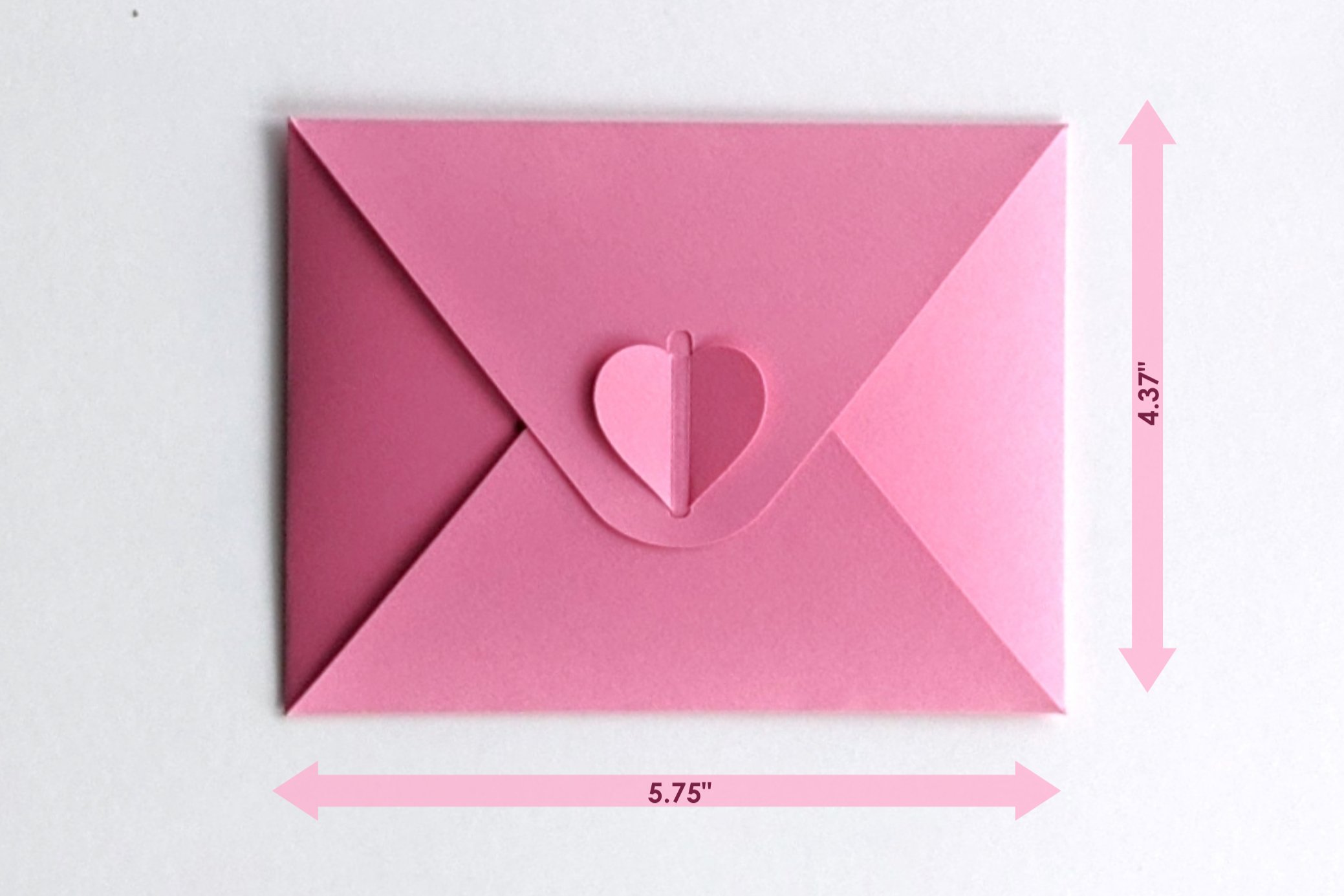 Heart Envelope Template Printable