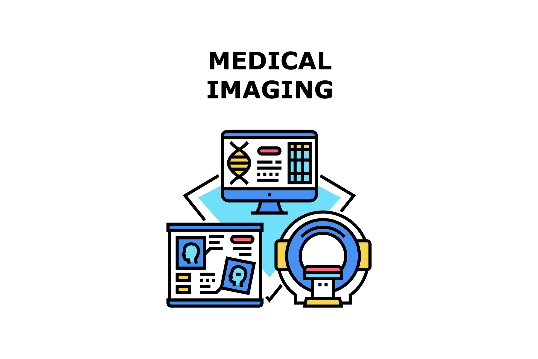 Medical imaging icon vector illustration (1790198) | Icons | Design Bundles