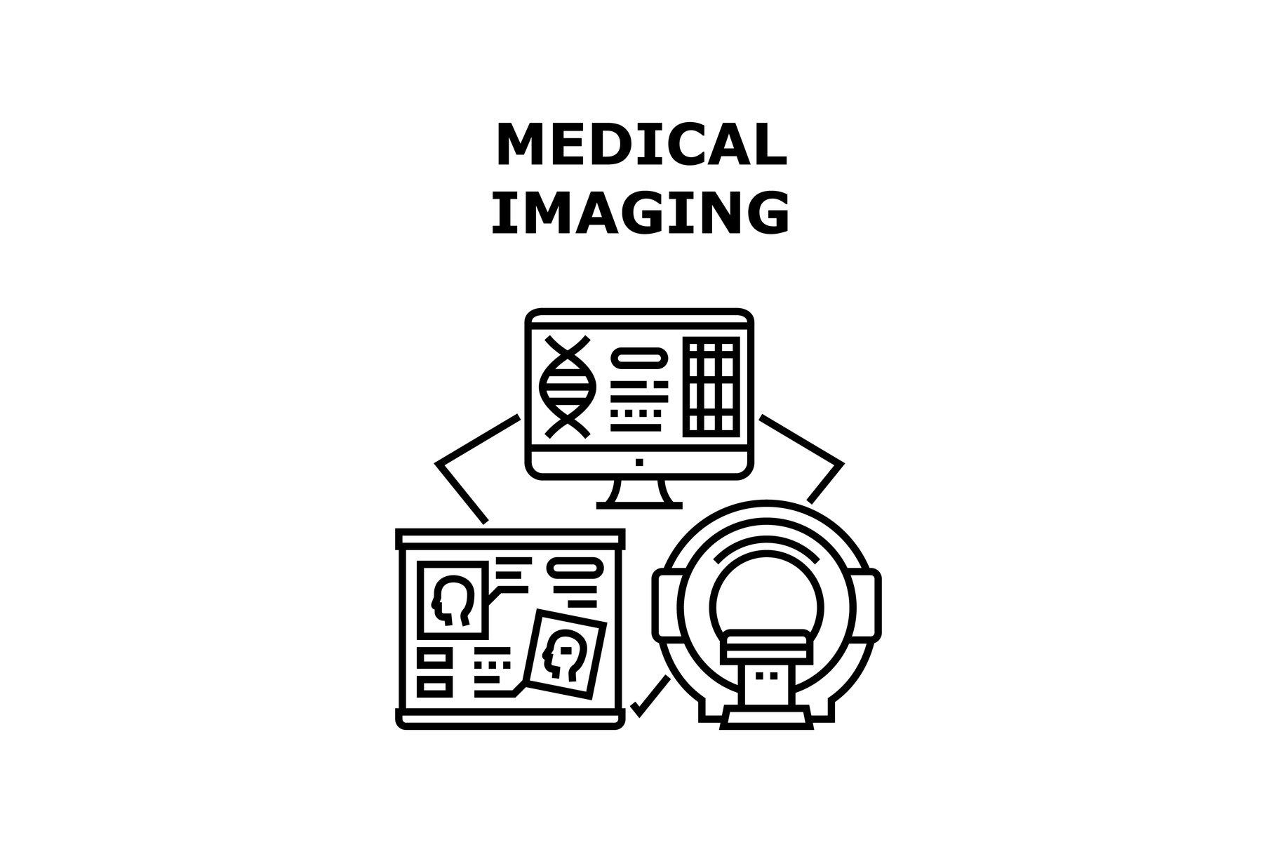Medical imaging icon vector illustration (1790199) | Icons | Design Bundles