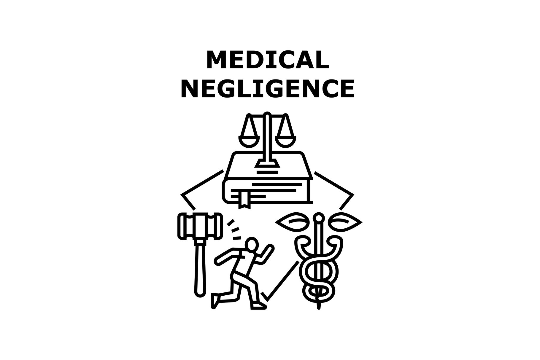Medical negligence icon vector illustration (1790209) | Icons | Design ...