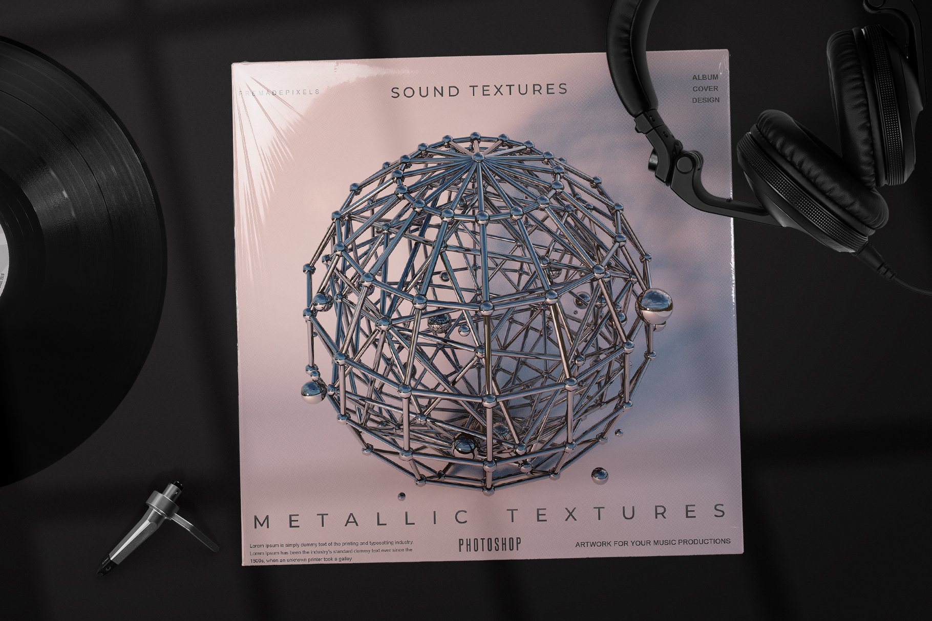 Metallic Textures Album Cover (1395309) | Customizable Templates ...