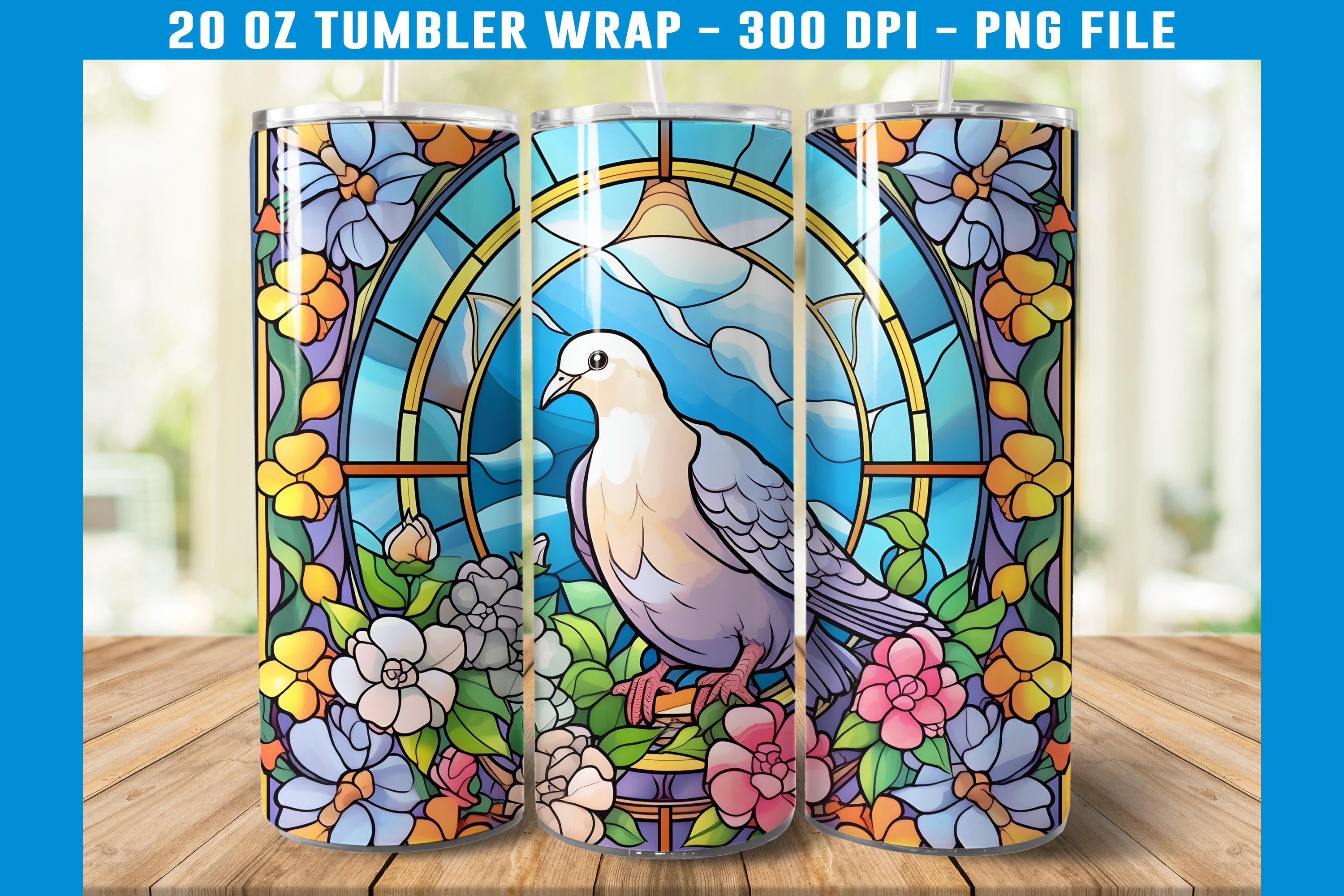 Dove Stained Glass Pattern