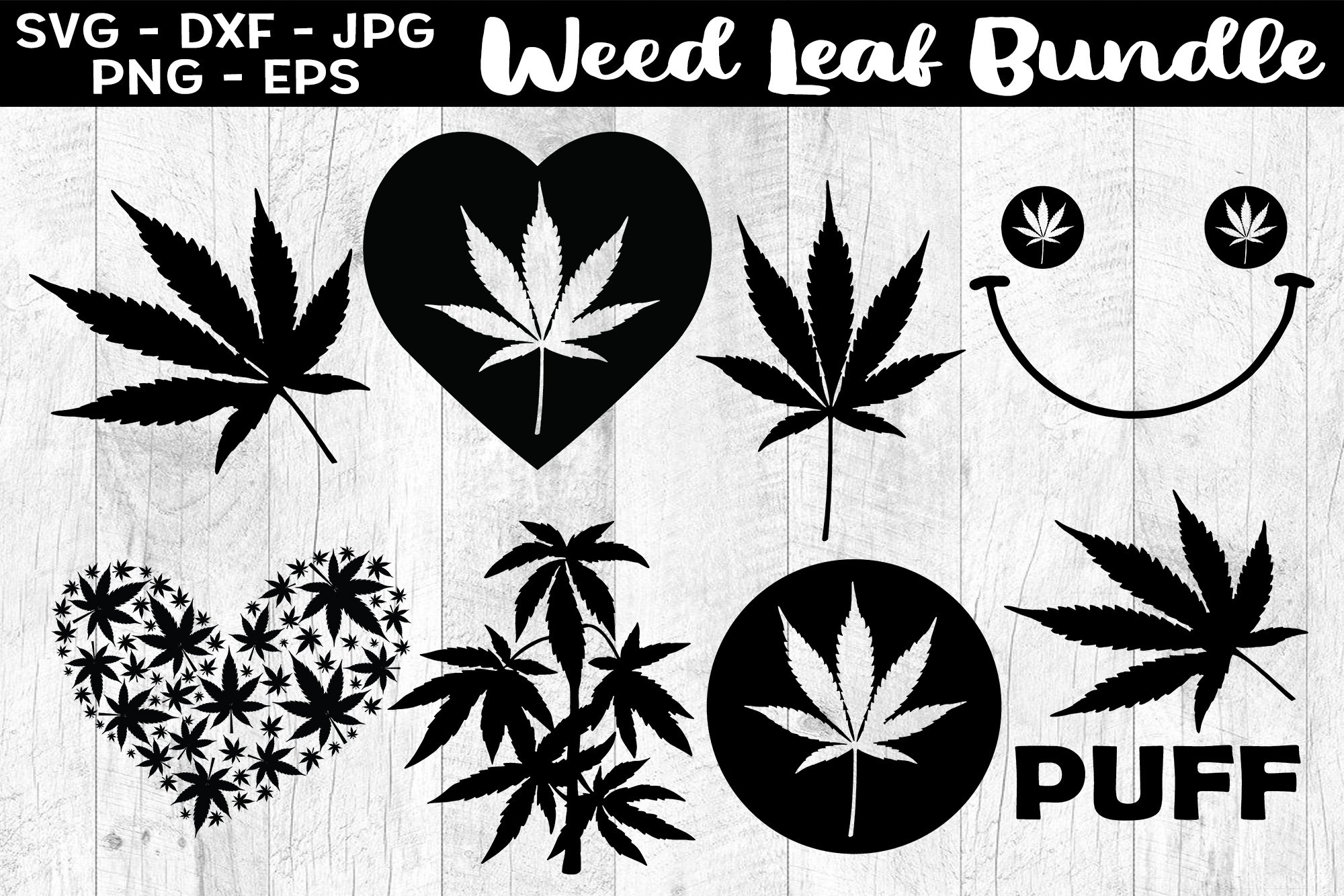 Weed Leaf Outline Png