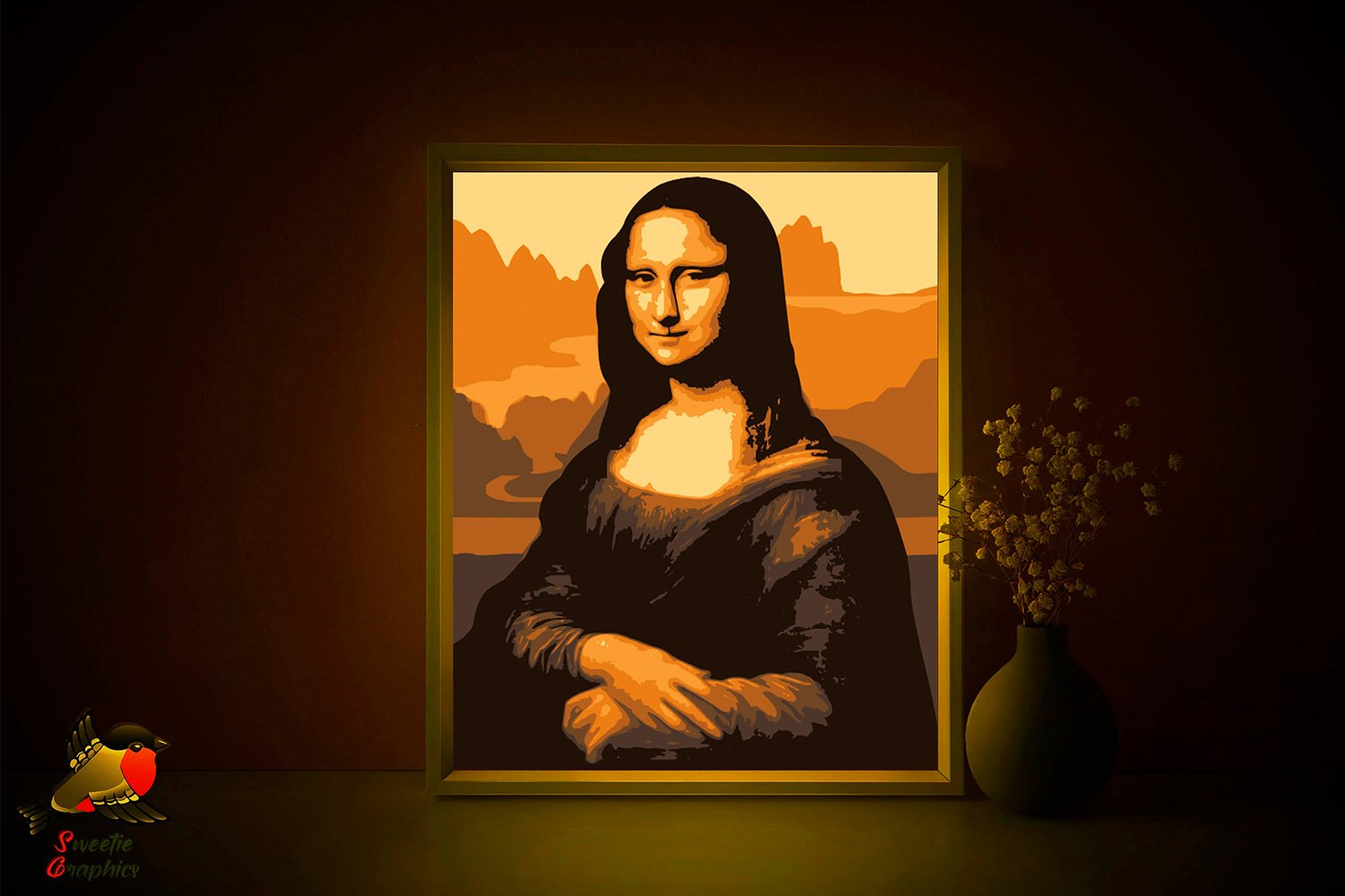 Art & Collectibles Mona Lisa SVG dxf png clipart vector cricut cut ...
