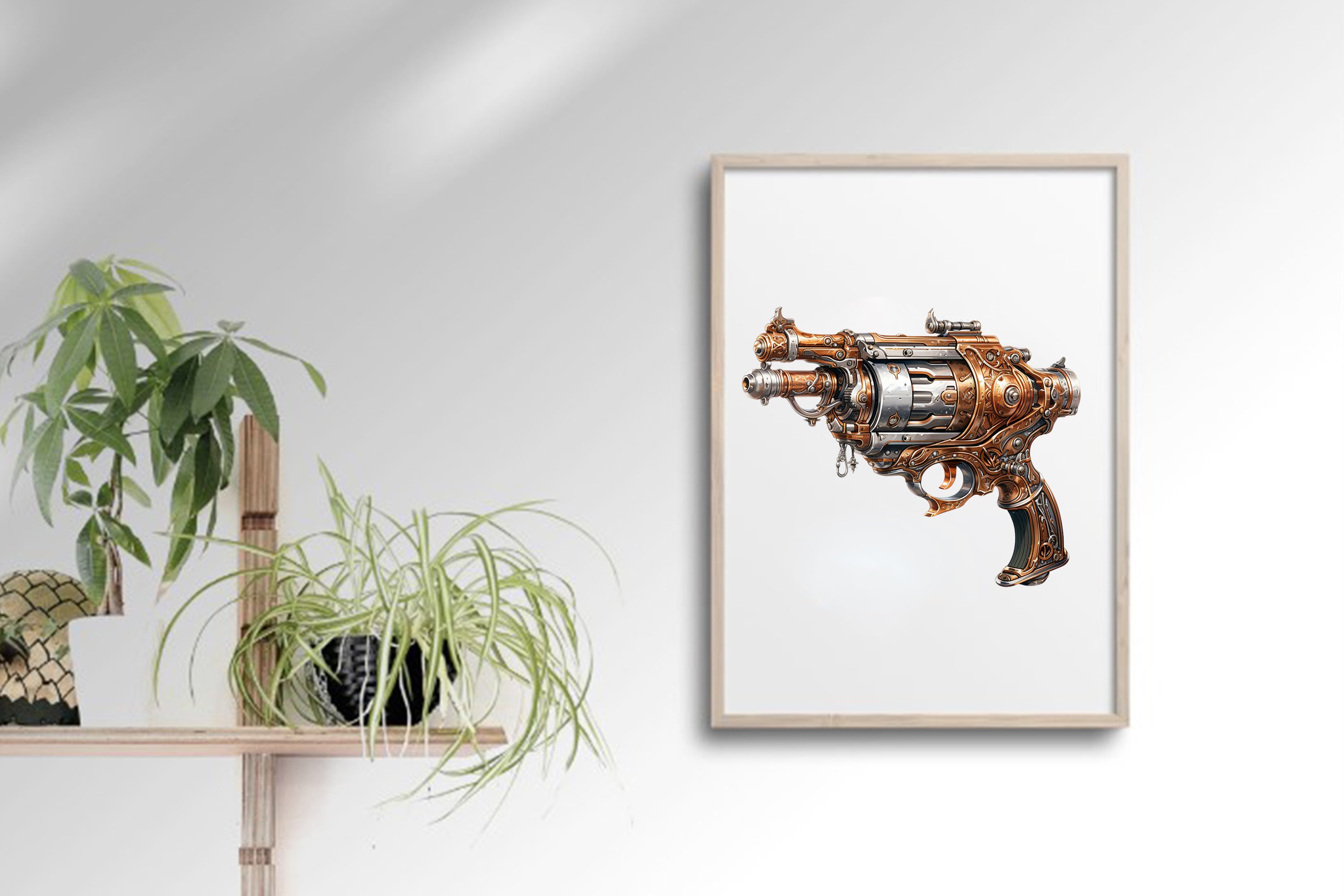 Steampunk Weapons Drawing
