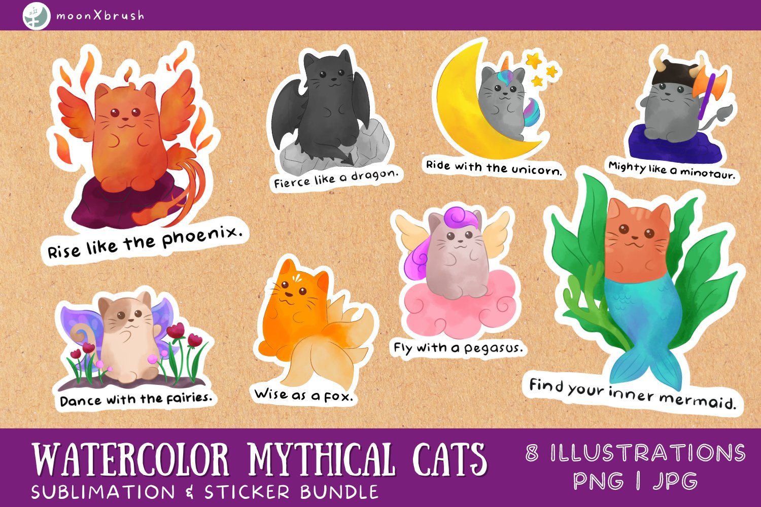 Mythical Cat Drawings