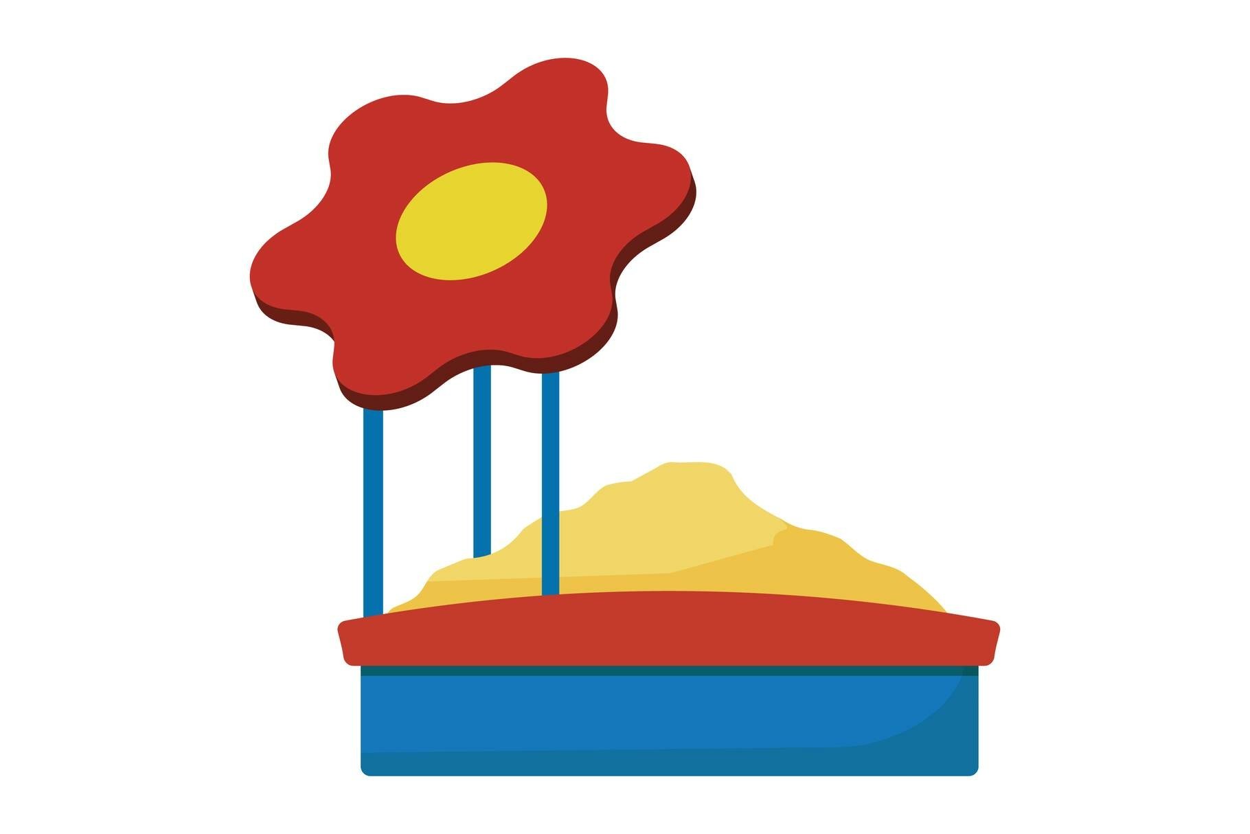 Kid sand box icon cartoon vector. Game play (2225106) | Icons | Design ...