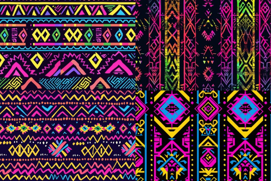 Neon Tribal Wallpaper For Phone