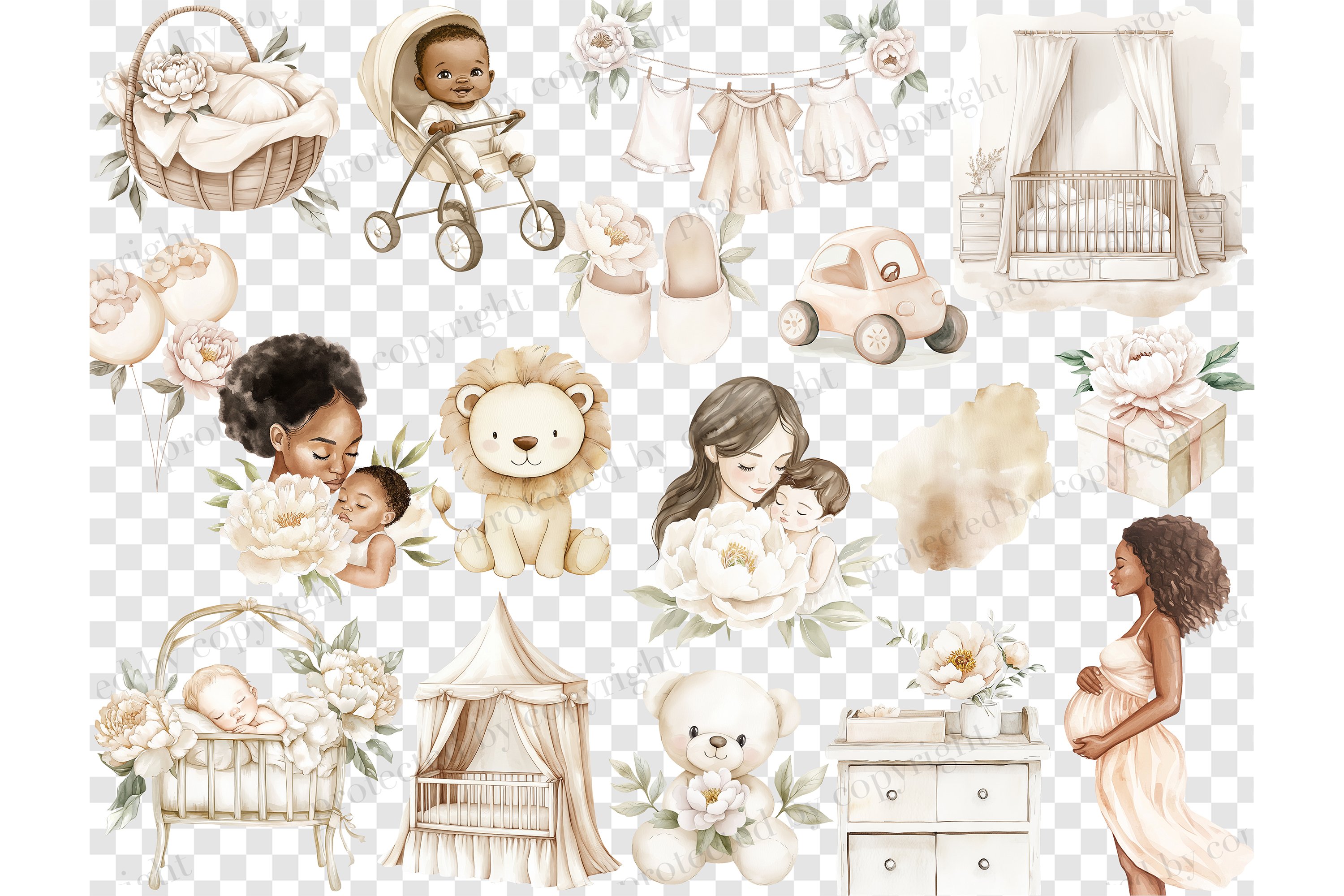 Neutral Baby Clipart