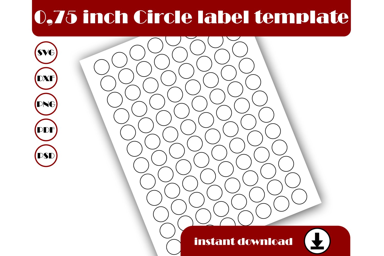 3 Inch Circle Label Template