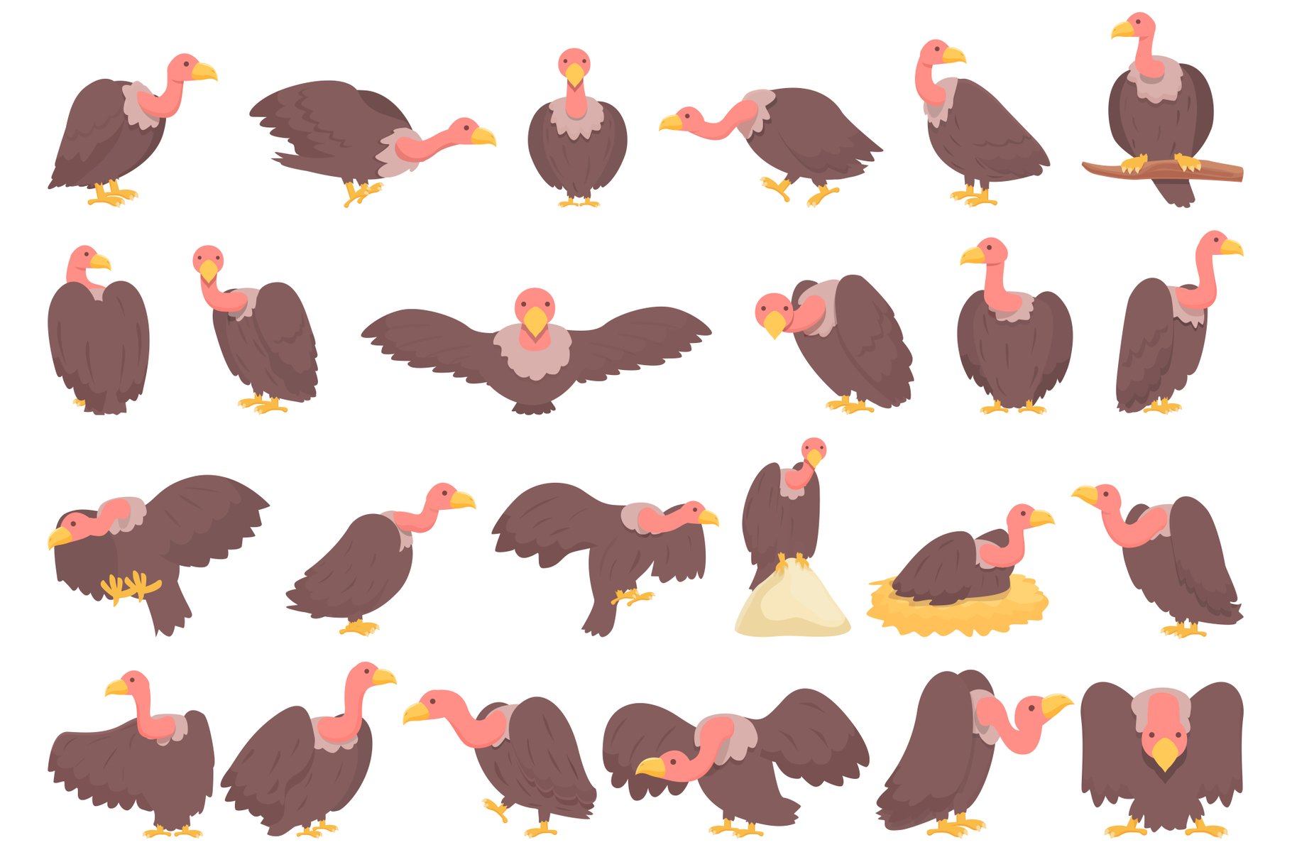 Cartoon Turkey Flying