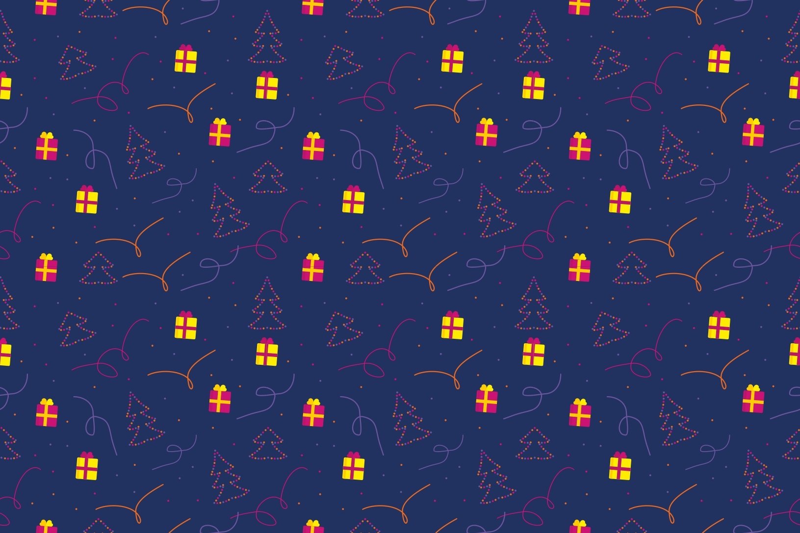 Christmas colorful seamless pattern (2198915) | Backgrounds | Design ...