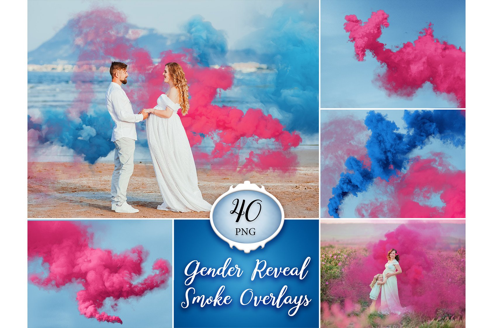 Gender Reveal Smoke Bombs
