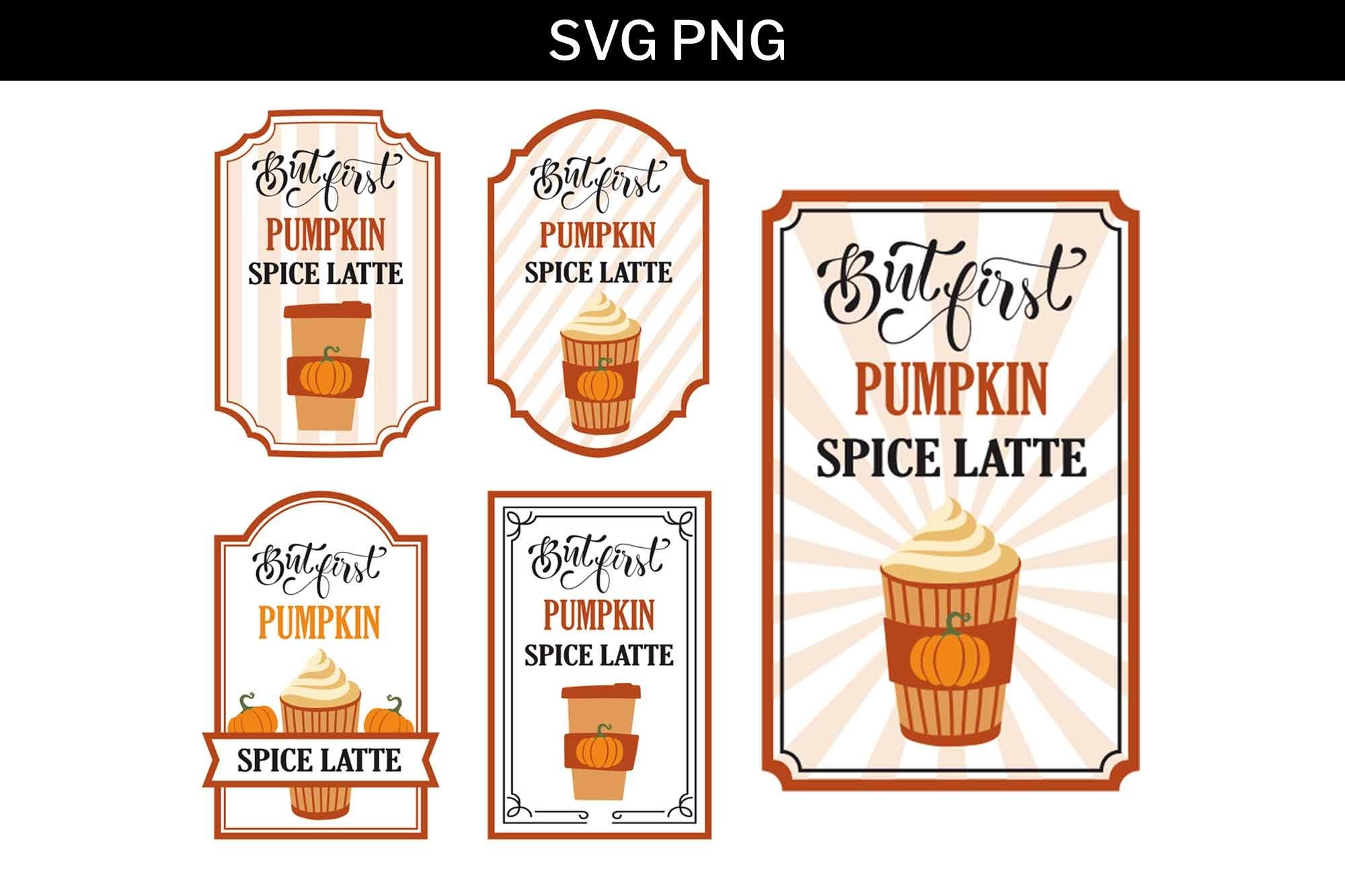 Digital Drawing & Illustration Pumpkin Spice PNG Label Pumpkin Spice ...