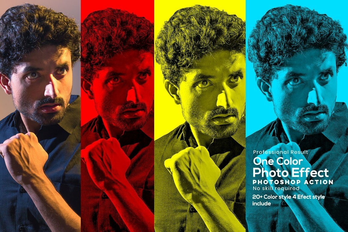 how to make everything one color in photoshop