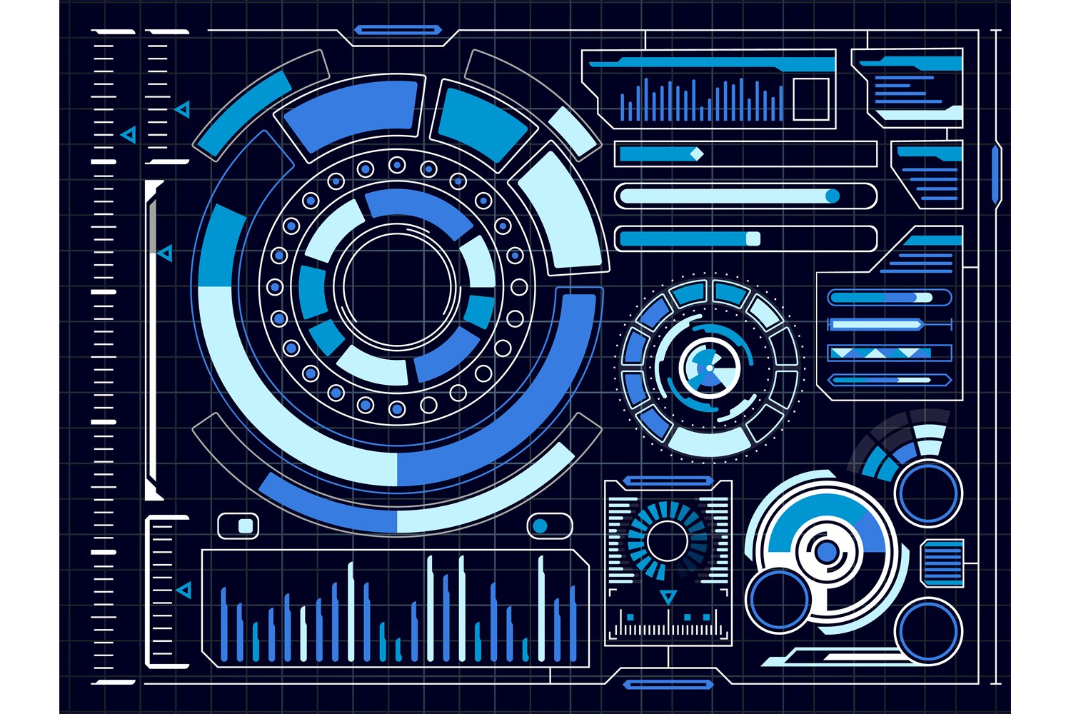 Futuristic Computer Screen