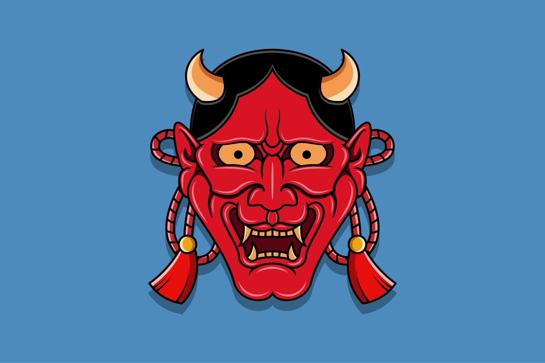 Oni japanese devil mask (2197028)