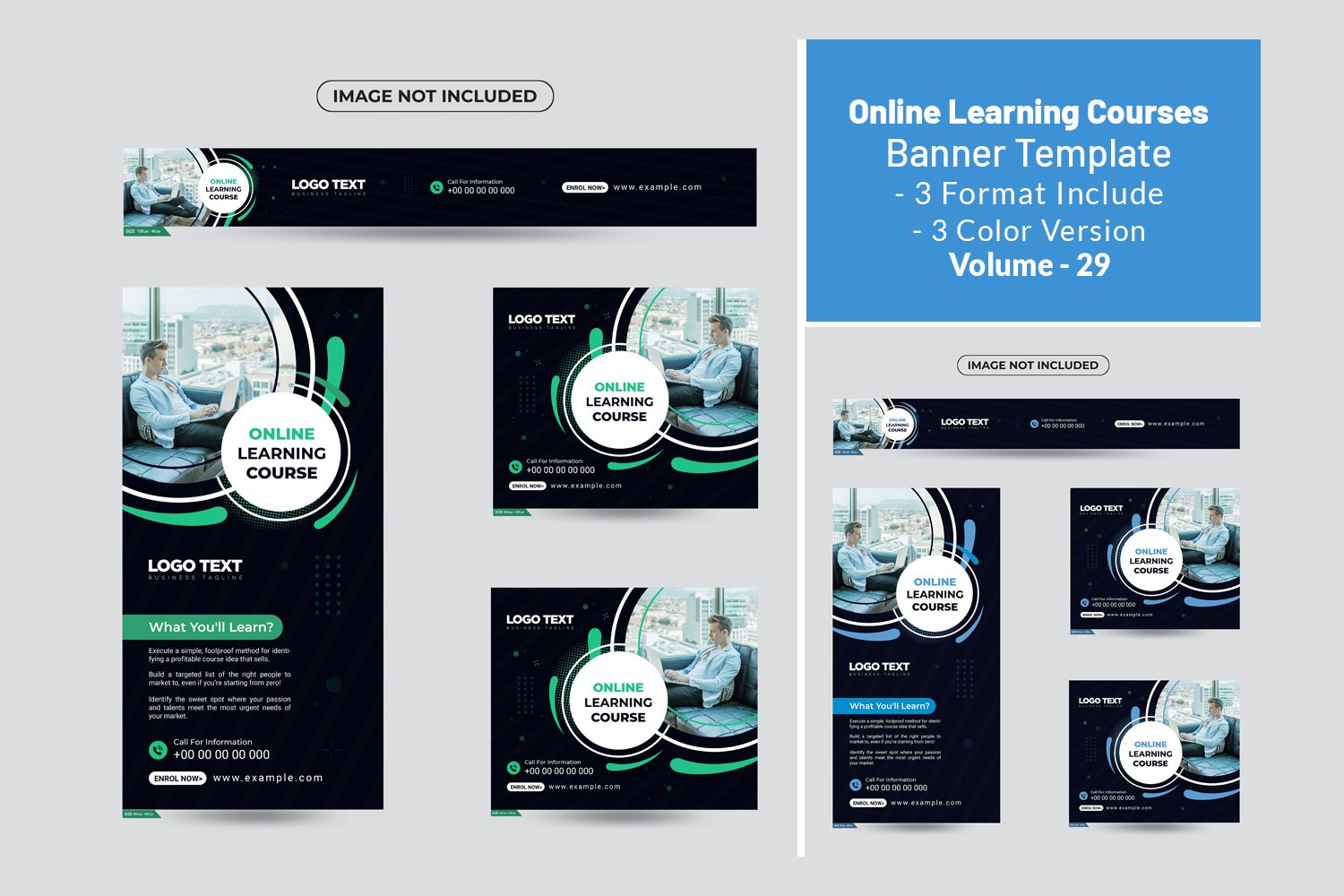 Online Learning Courses Banner Template (1760716) | Instagram | Design ...