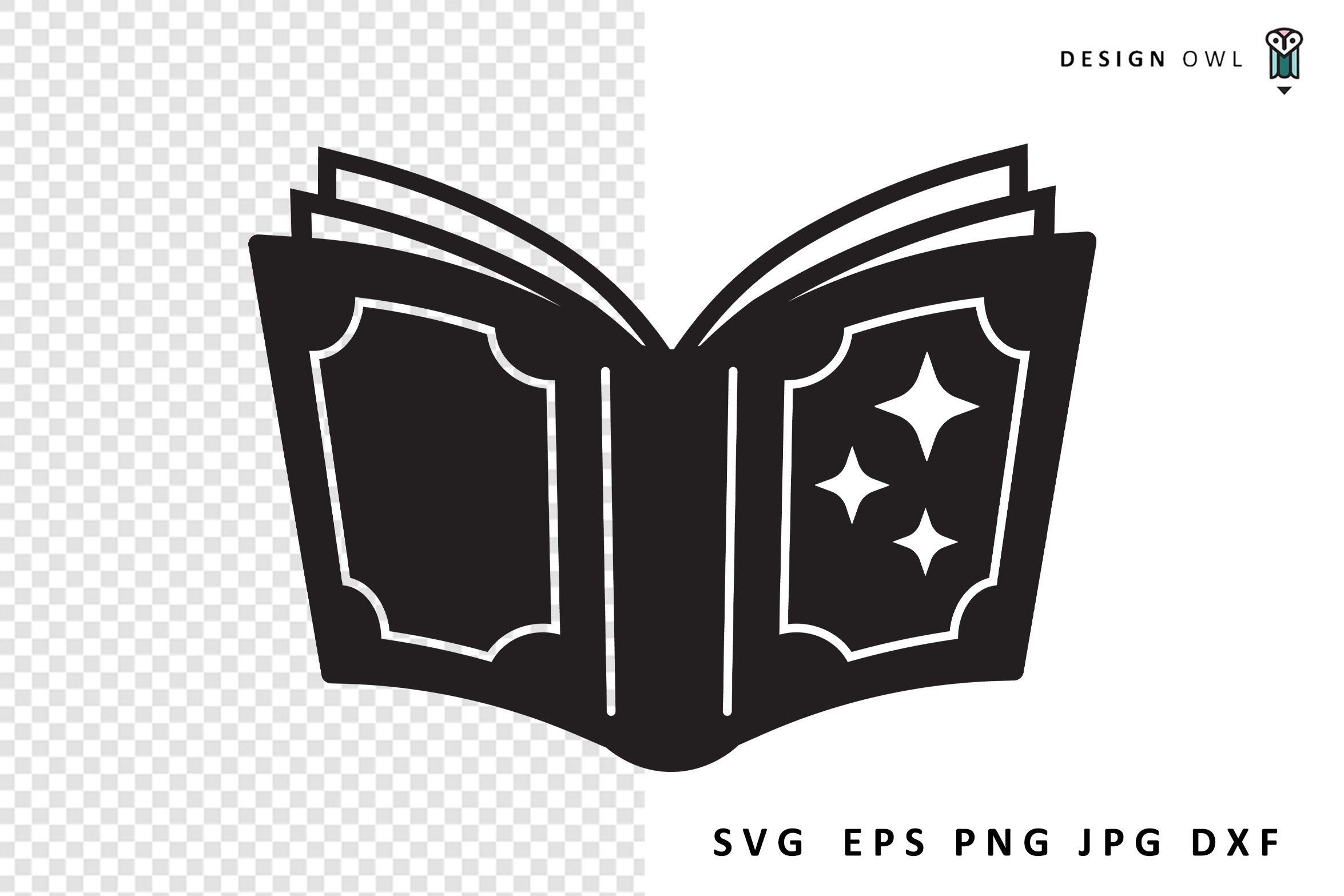Open Book Svg