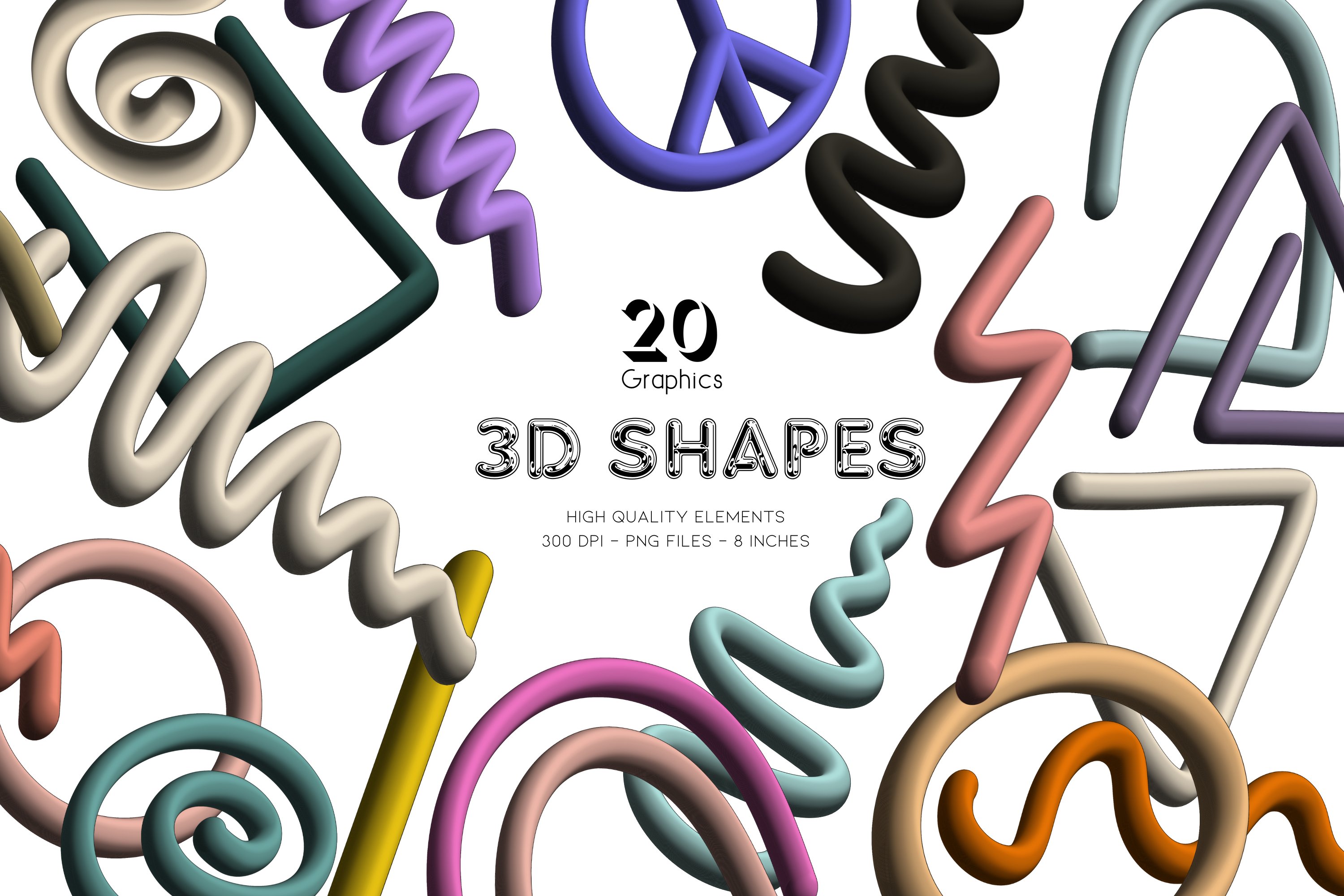 Retro Shapes Clip Art Retro Shapes PNG, Vector, PSD, And Clipart With