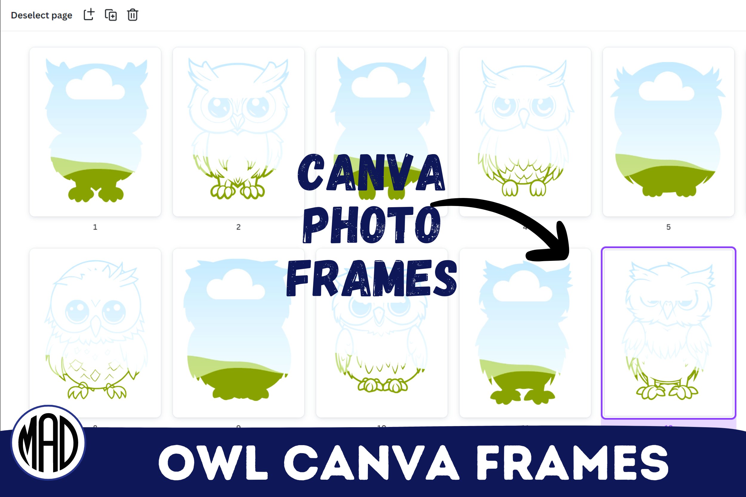 Cute Owl Borders And Frames